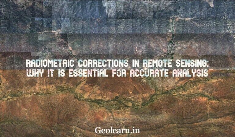 72 Radiometric Corrections in Remote Sensing: Why it is Essential for ...
